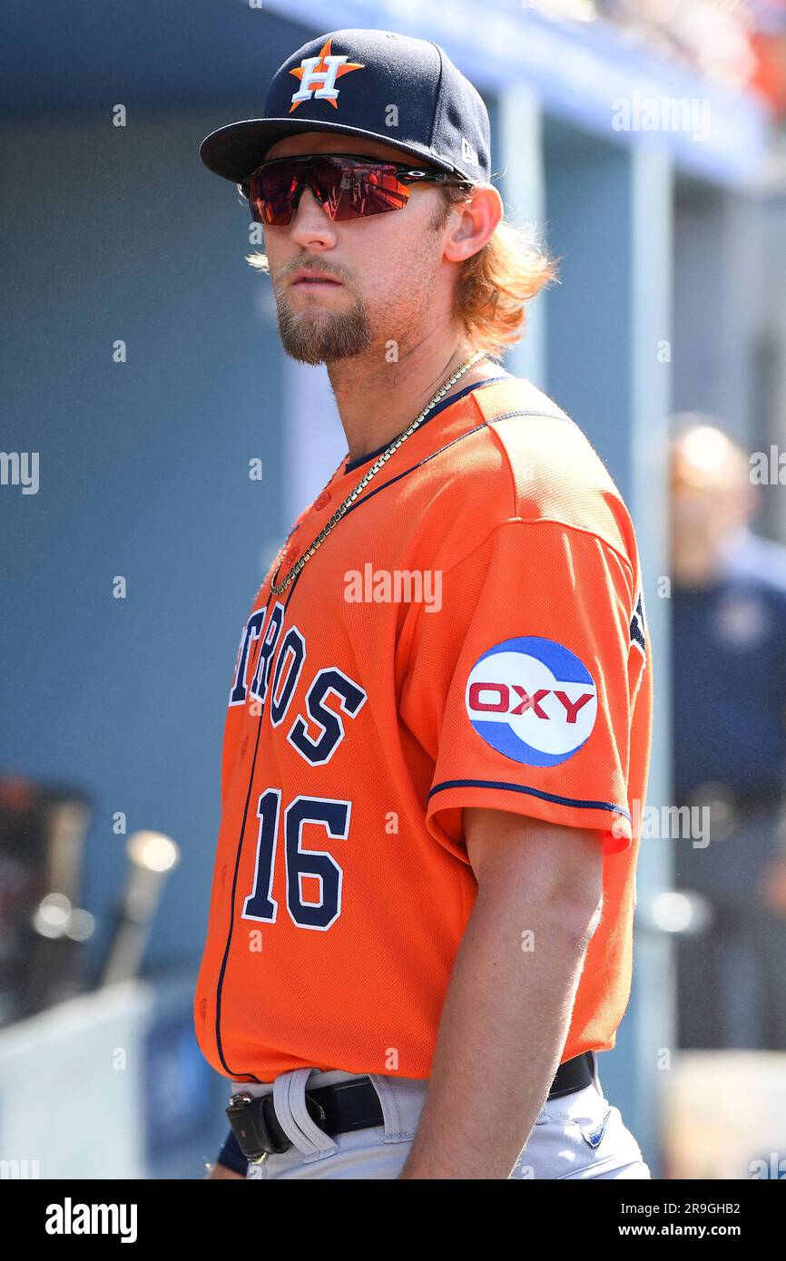 LOS ANGELES, CA - JUNE 24: Houston Astros infielder Grae Kessinger (16 ...