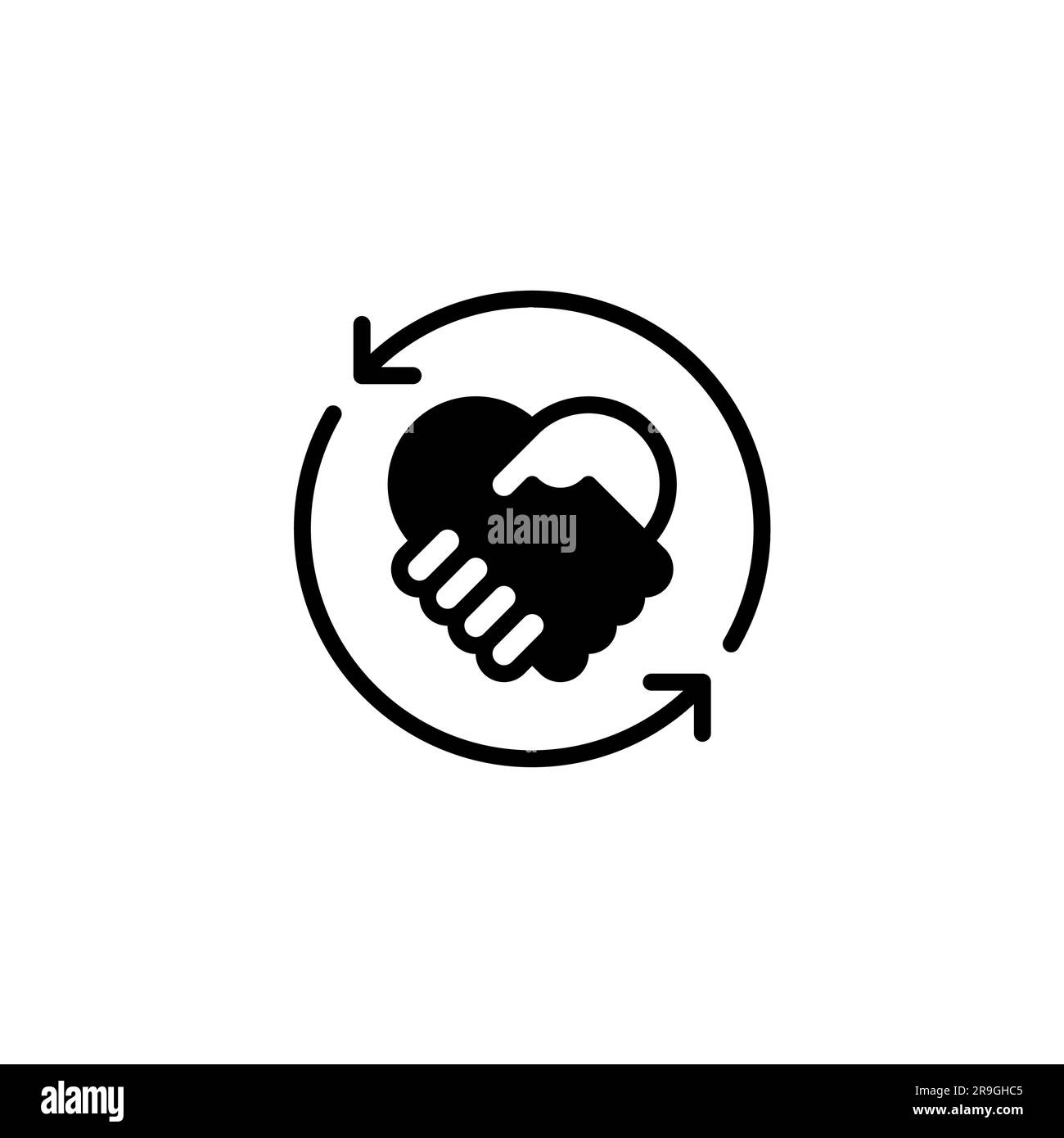 Building a Strong Contract Handshake Partnership Stock Vector Image ...
