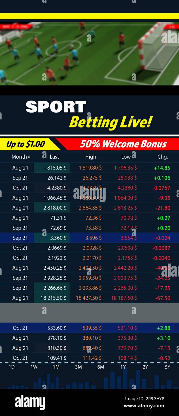 Media sport statistics hi-res stock photography and images - Alamy