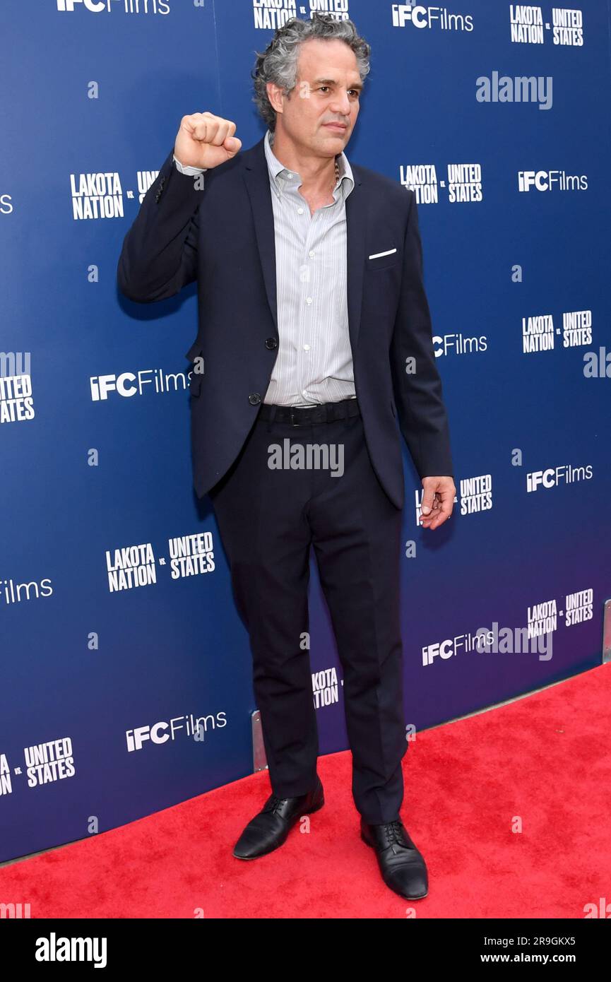 New York, USA. 26th June, 2023. Mark Ruffalo attending 'Lakota Nation ...