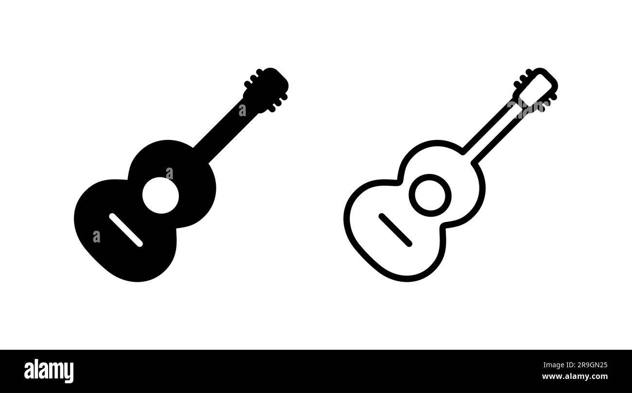 Guitar icon vector. musical instrument sign Stock Vector Image & Art ...