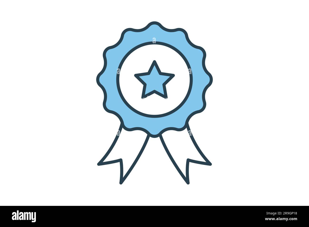 award medals icon. icon related to Champion, winner, success, reward ...