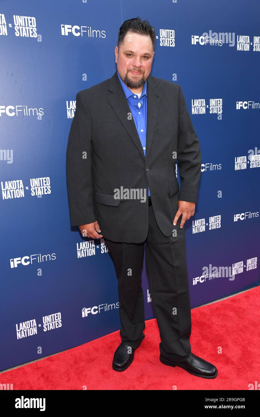 New York, USA. 26th June, 2023. Jesse Short Bull attending 'Lakota ...
