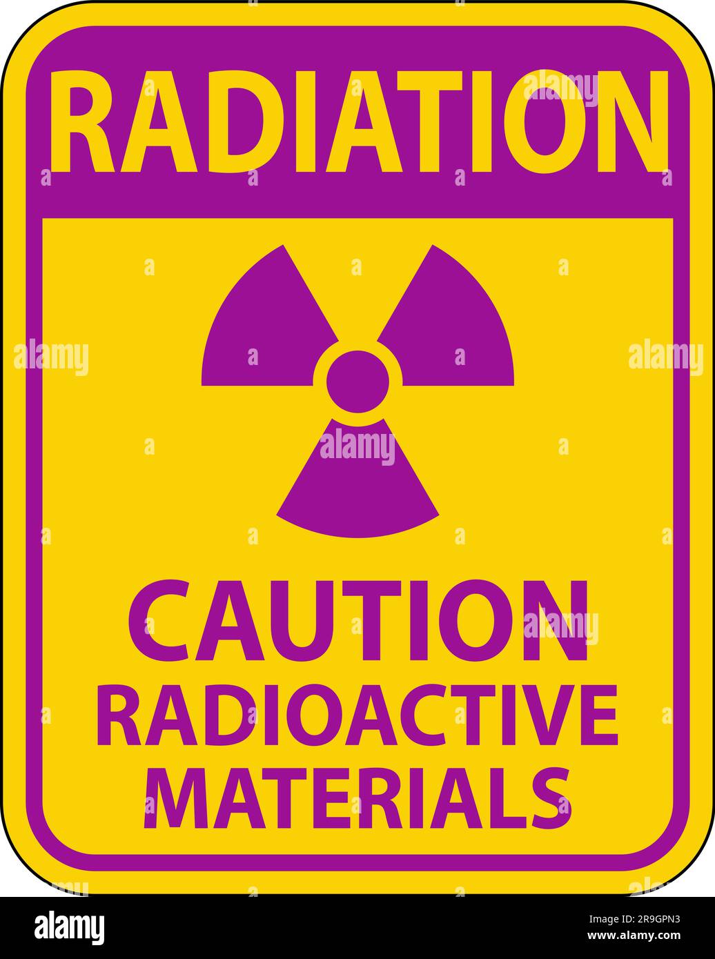 Caution Radioactive Material Label at Ina Peterson blog