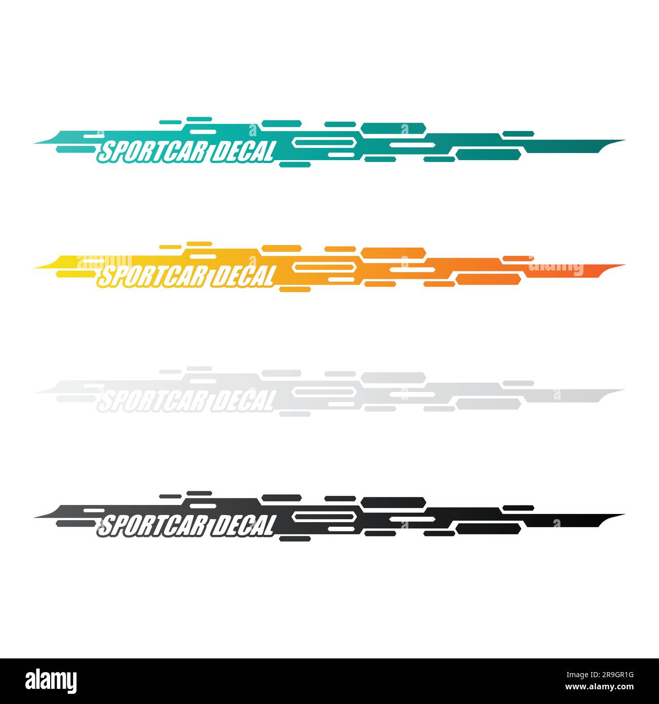 Sportcar decal geometris forms Stock Vector Image & Art - Alamy