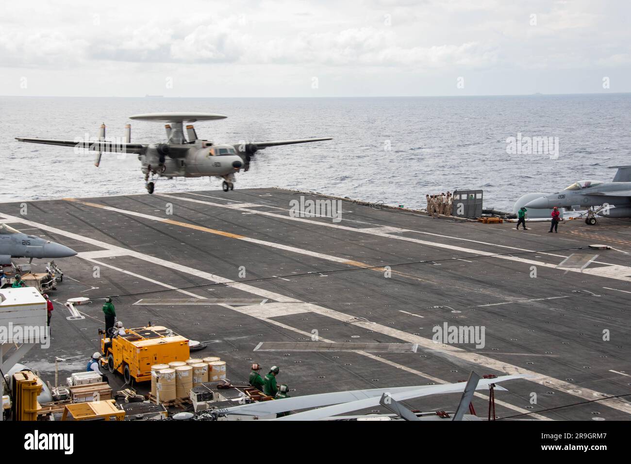 230621-N-UF592-1008 SOUTH CHINA SEA (June 21, 2023) An E-2D Hawkeye ...