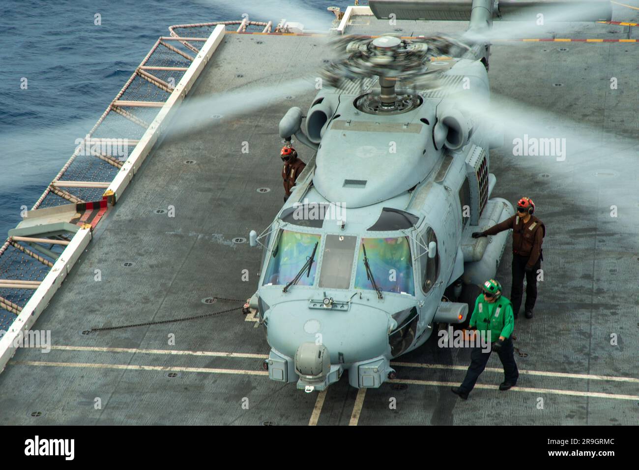 230621-N-FQ639-1496 SOUTH CHINA SEA (June 21, 2023) An MH-60R Sea Hawk ...