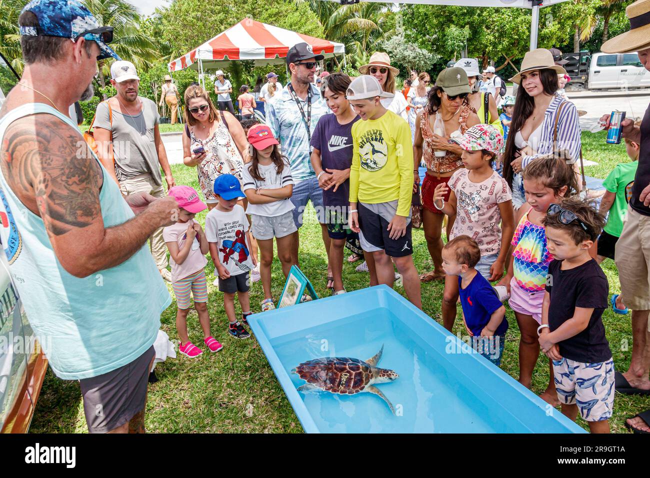 Miami Beach Florida,Altos del Mar Park,Turtle Fest festival event,family friendly,live ...