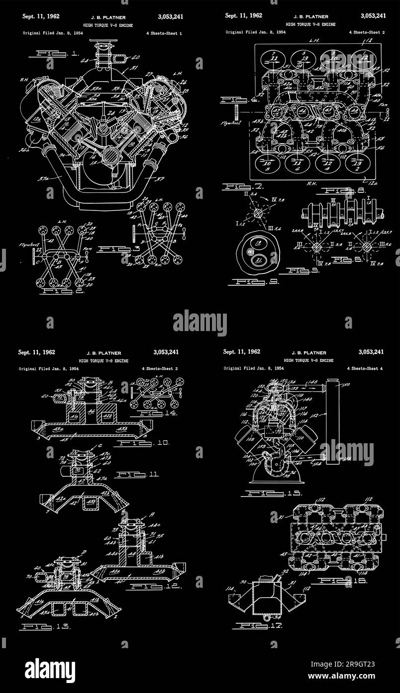 V8 Engine Diagram
