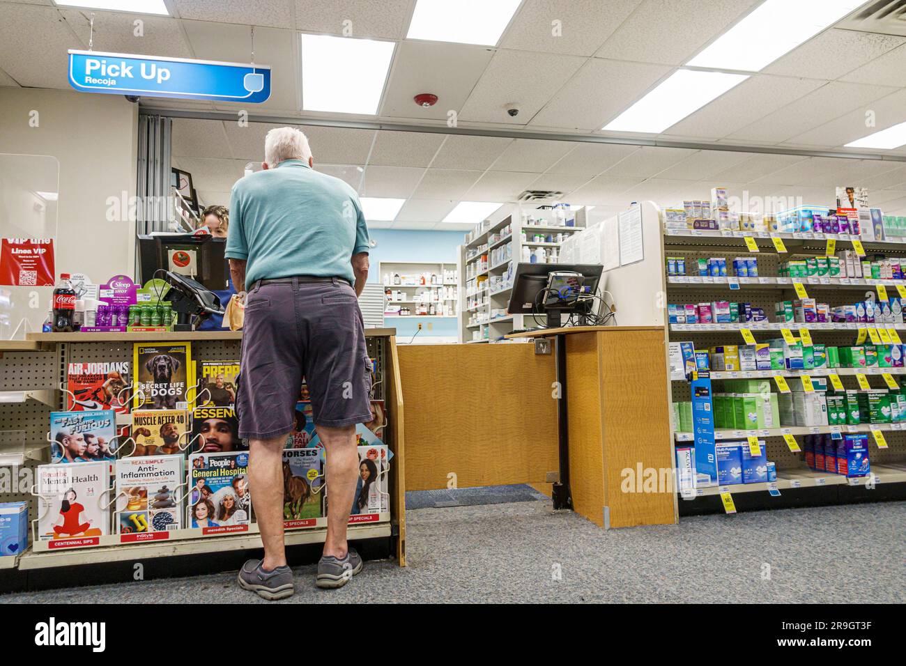 Miami Beach Florida,Walgreens Pharmacy drugstore inside interior ...