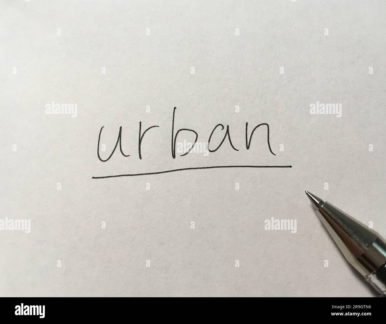 Urban word hi-res stock photography and images - Alamy