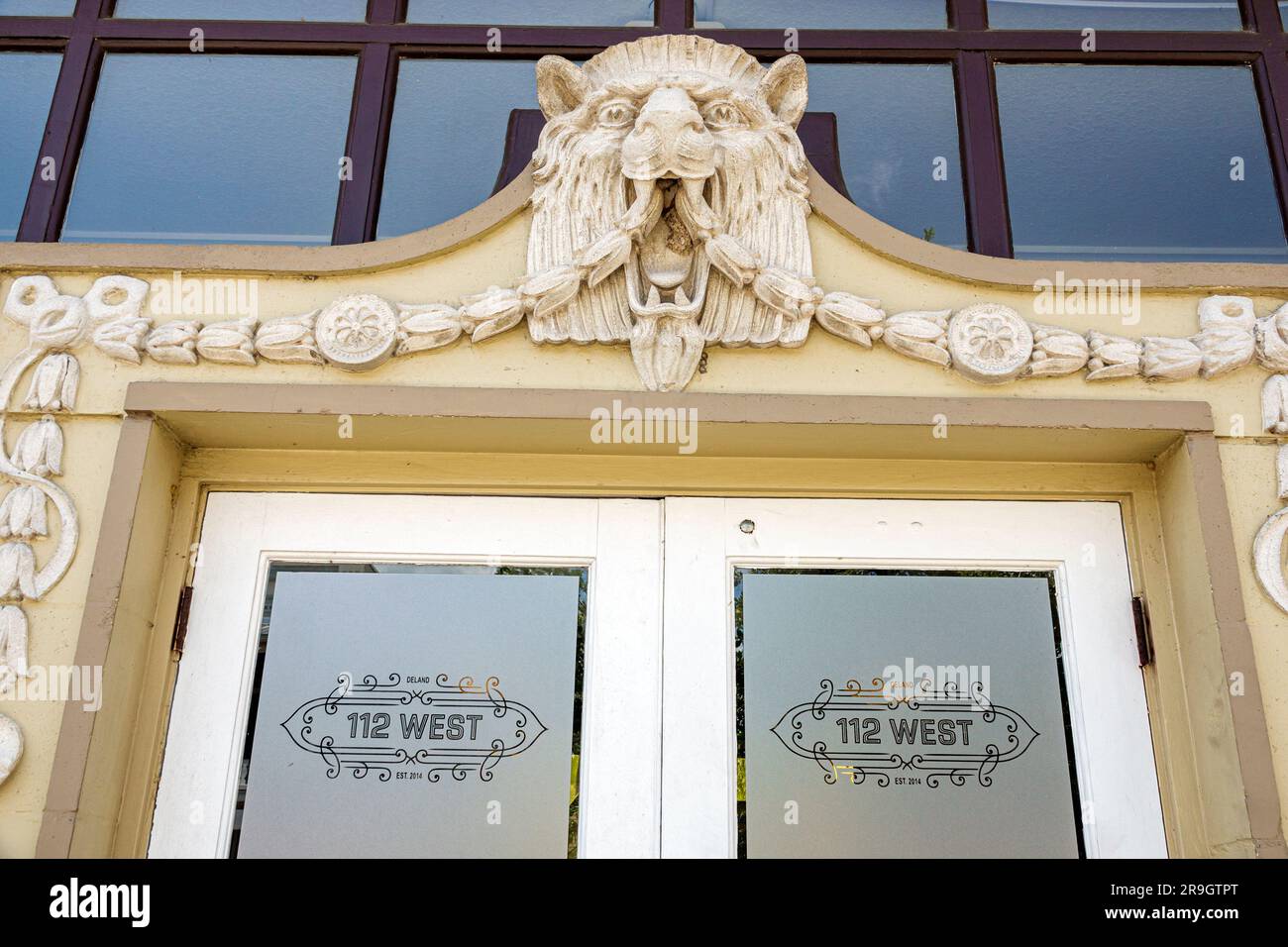 DeLand Florida,small town main street city historic downtown district ...