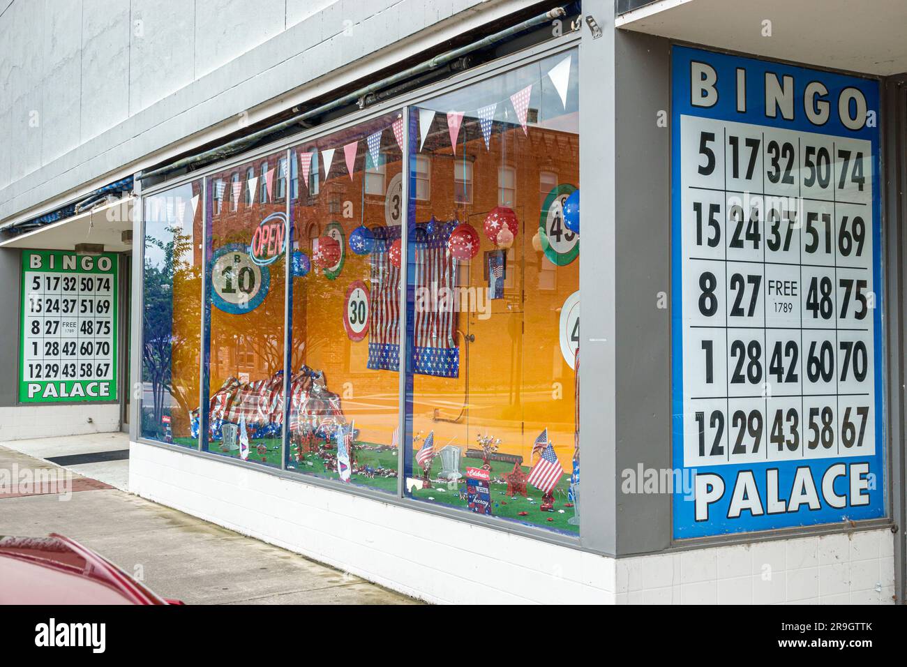 Palatka Florida,Bingo Palace hall small town city activity Stock Photo ...
