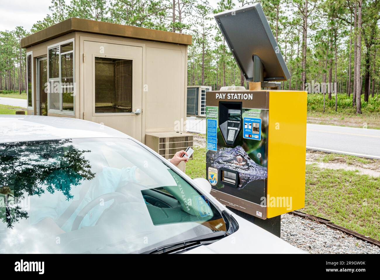 Entrance pay station self serve service hi-res stock photography and ...