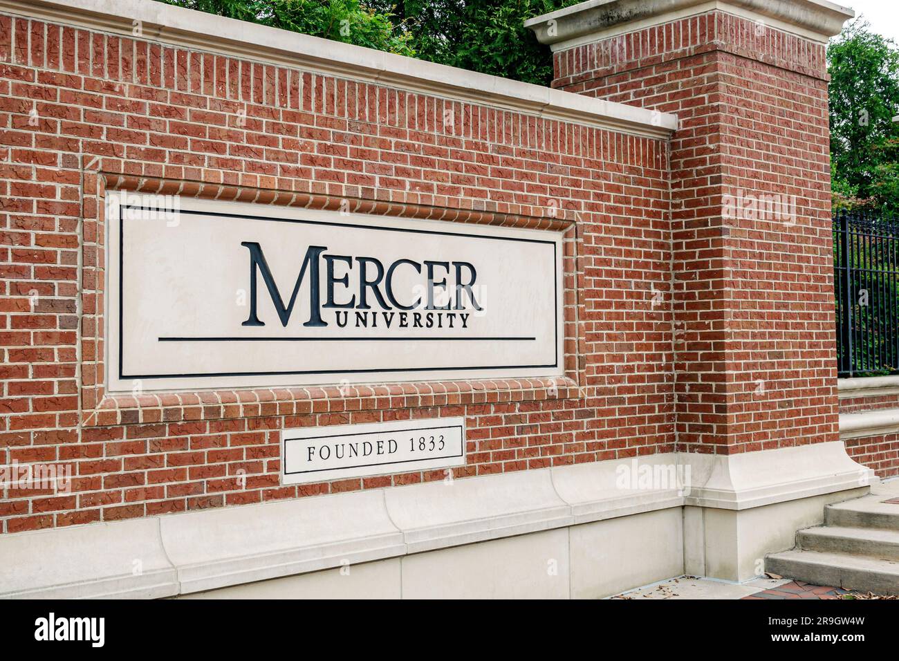 Mercer university school campus private research hi-res stock ...