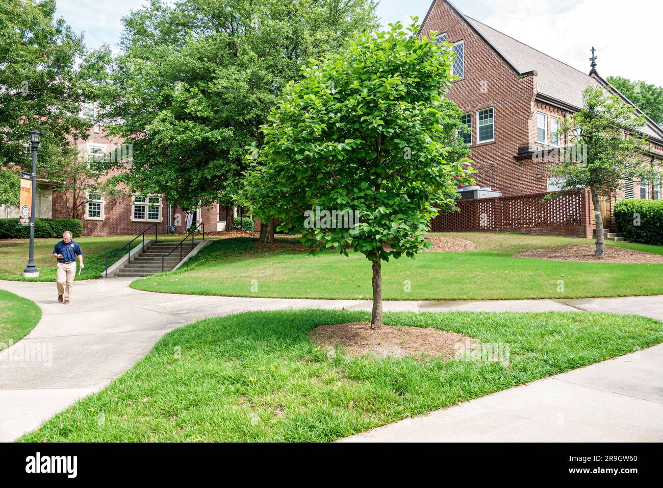 Mercer university school campus private research hi-res stock ...