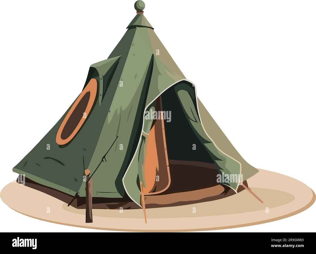 camping tent design vector over white Stock Vector Image & Art - Alamy