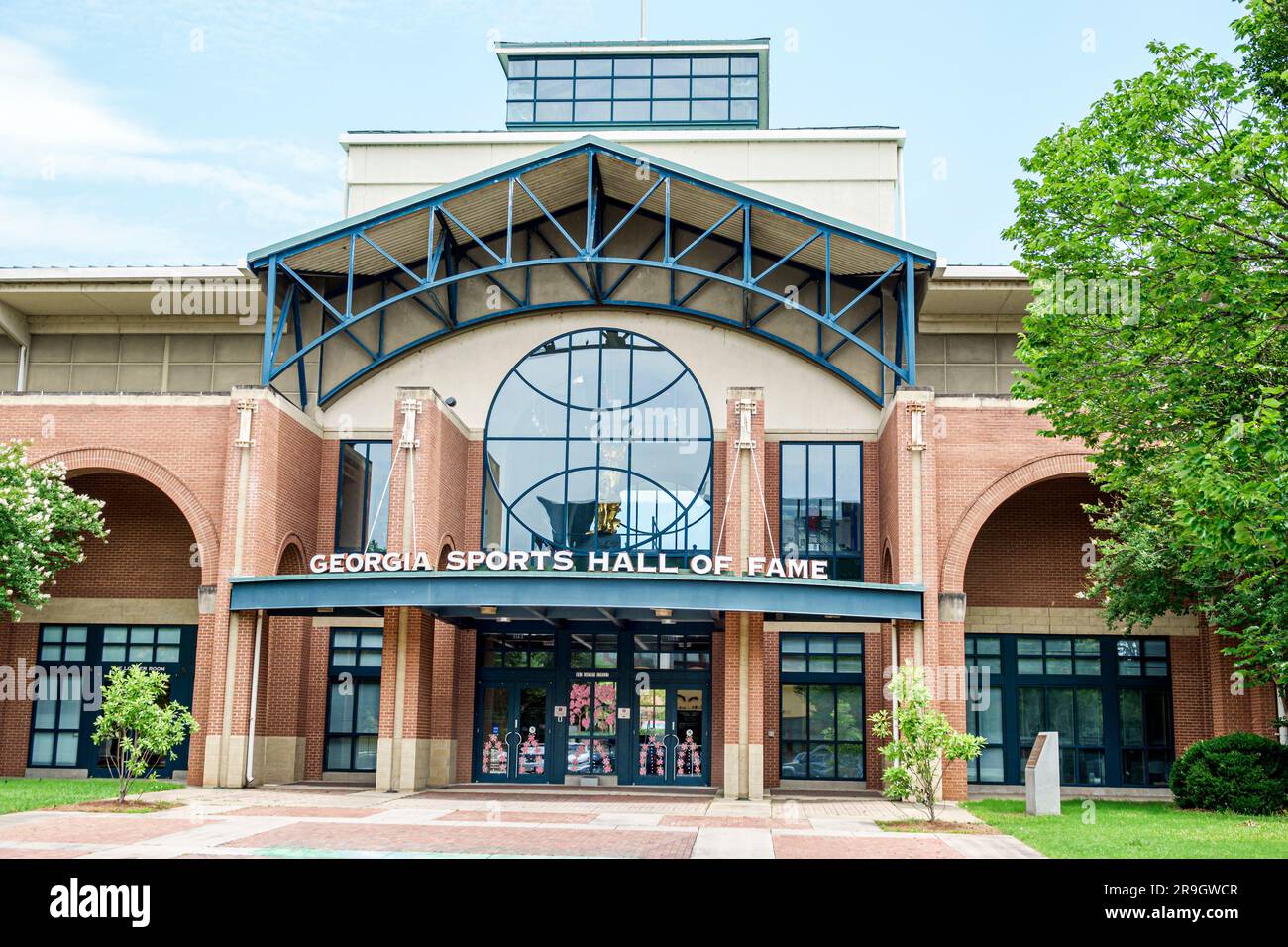 Macon Georgia,Georgia Sports Hall of Fame,outside exterior,building ...