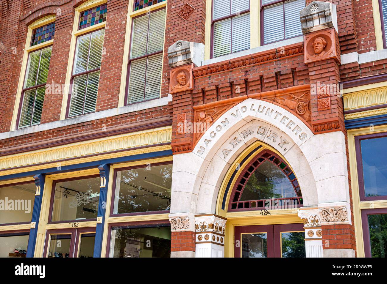 Former macon volunteers armory restored hi-res stock photography and ...