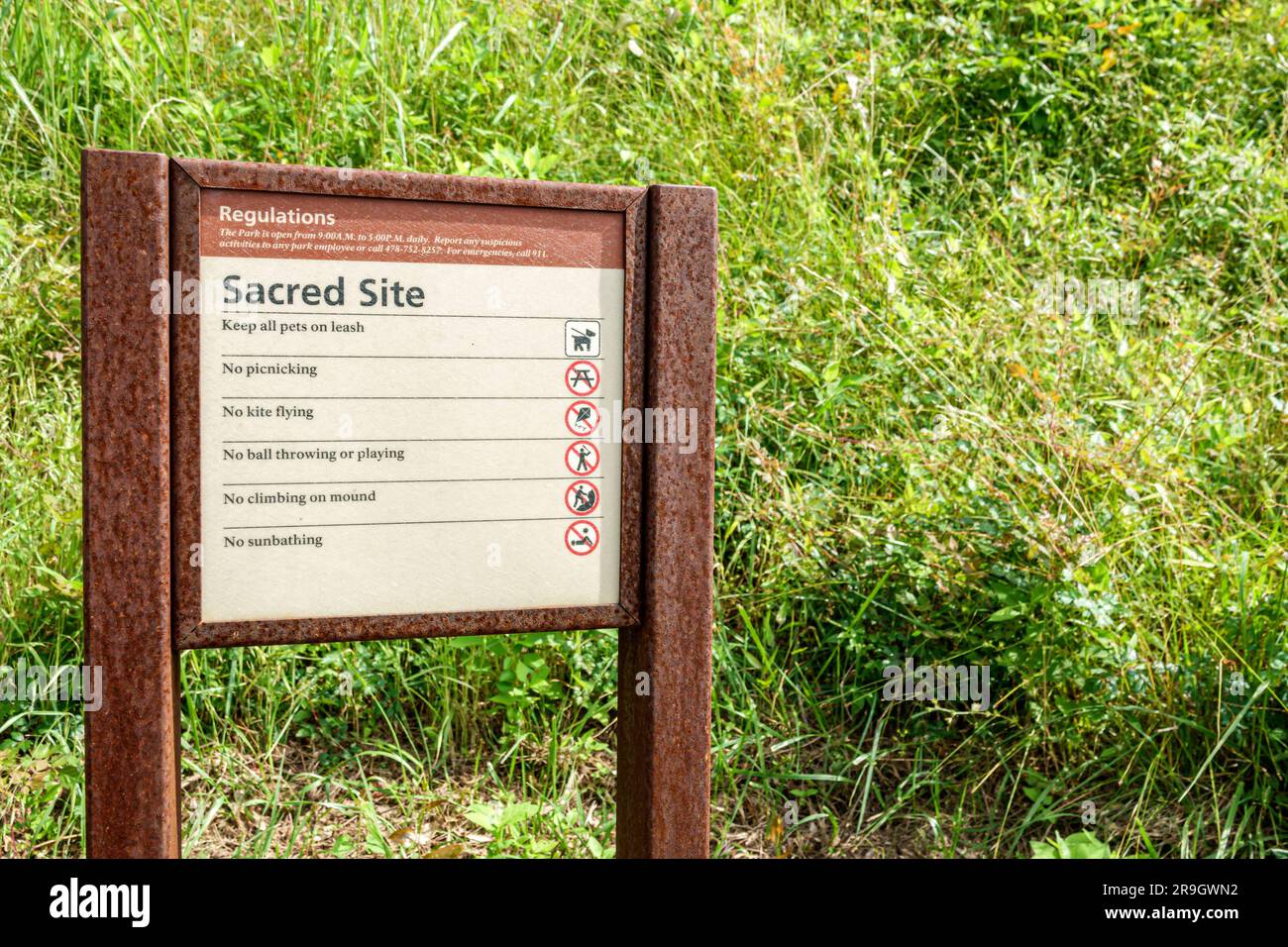 Macon Georgia,Ocmulgee Mounds National Historic Park,funeral mound ...