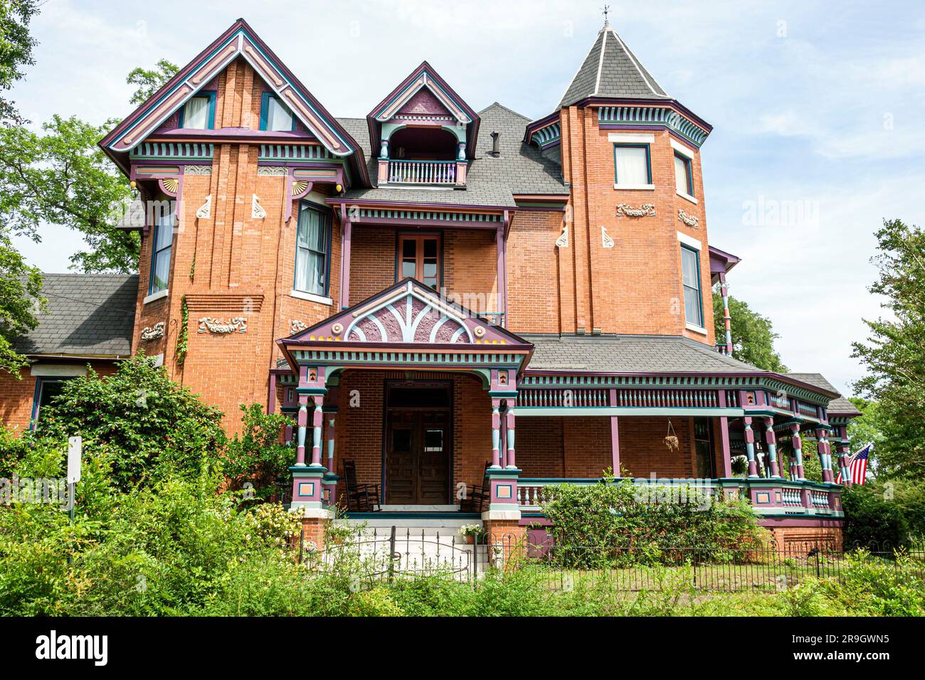 Macon Georgia,Vineville Avenue,Victorian style house home mansion ...