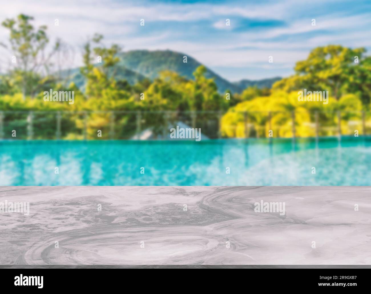 Beautiful marble table or desk floor, little shiny surface, perspective ...