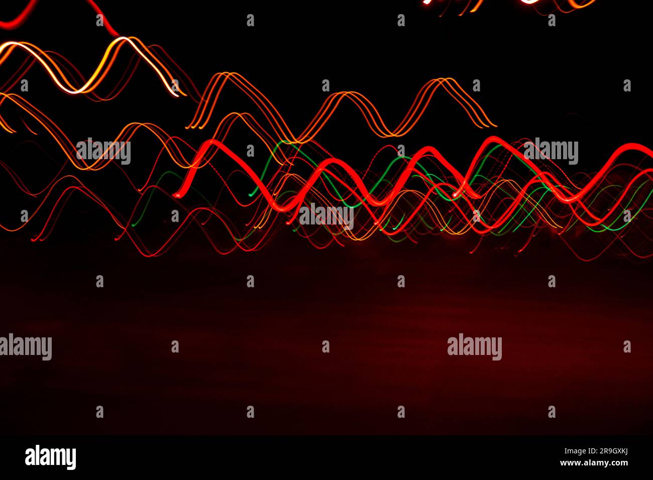 Long exposure, light painting photography, multi color swirl effect ...