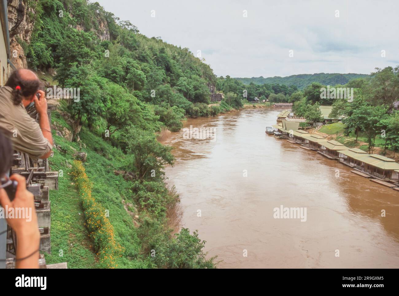 A view of the River Kwai (more correctly Khwae Noi River or Khwae Si ...