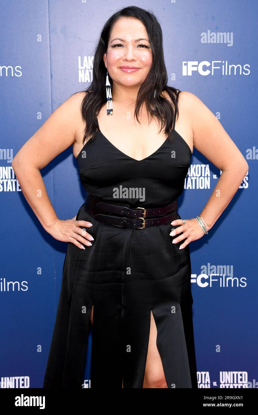 New York, USA. 26th June, 2023. Sarah Eagle Heart attending 'Lakota ...