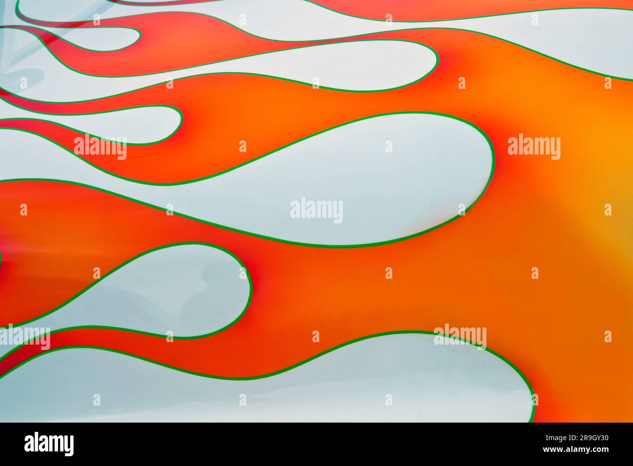 Custom paint hot rod car.tif Stock Photo - Alamy