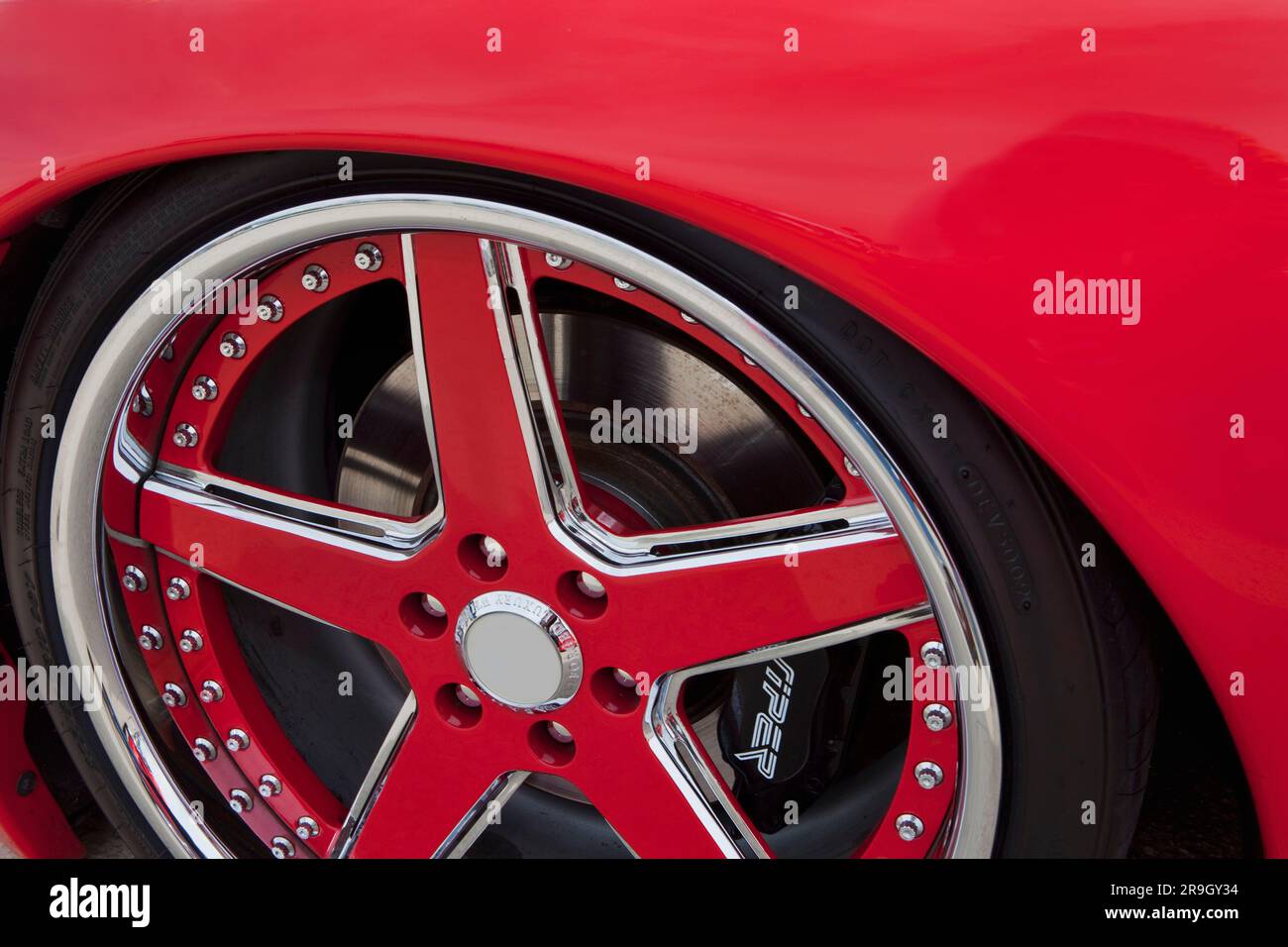 Custom wheel sports car.tif Stock Photo - Alamy
