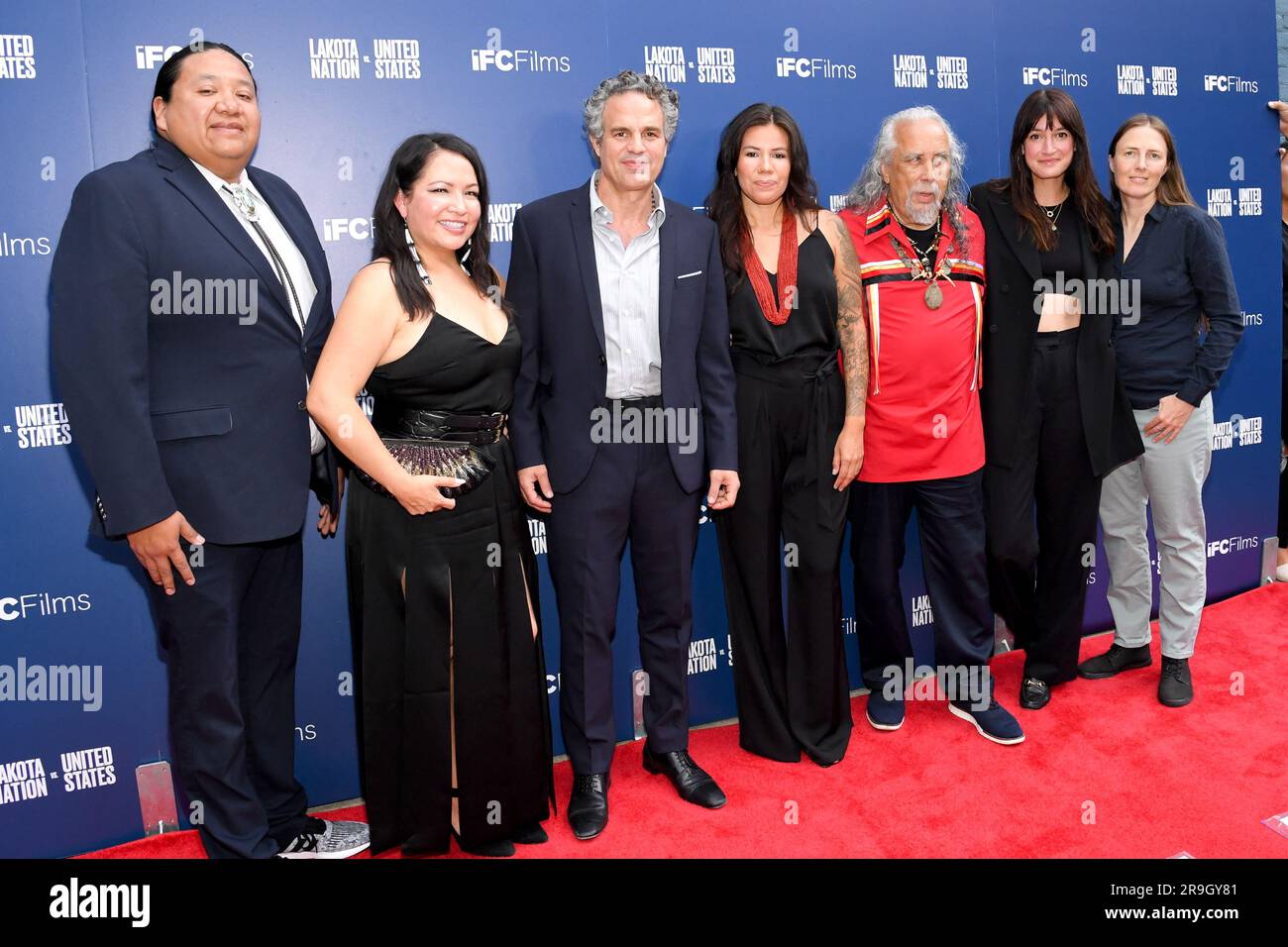 New York, USA. 26th June, 2023. Kevin Killer, Sarah Eagle Heart, Mark ...
