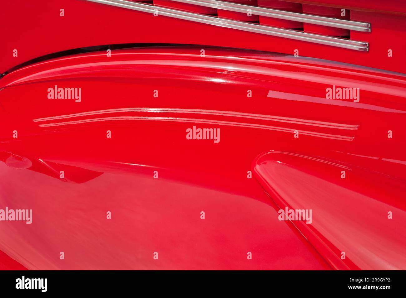 Red hot rod car.tif Stock Photo - Alamy