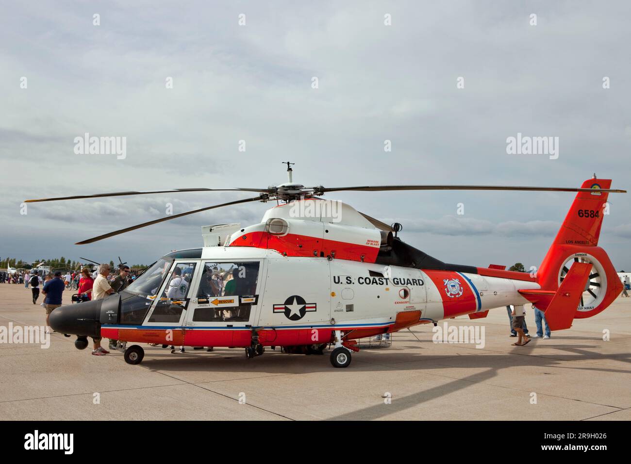 U. S. Coast Guard Eurocopter HH-65 Dolphin helicopter.tif Stock Photo ...