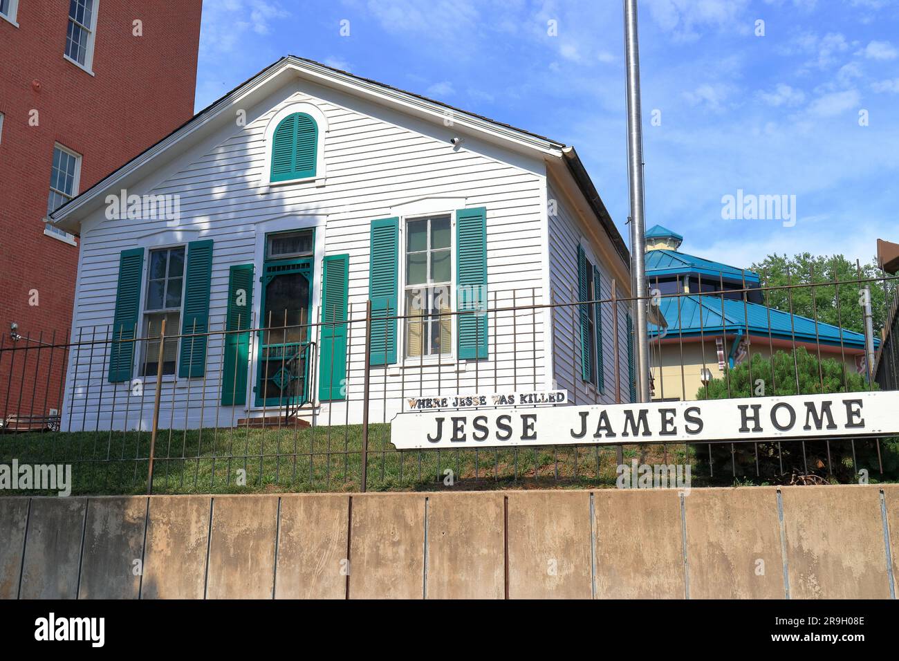 Jesse James Home Museum Stock Photo - Alamy