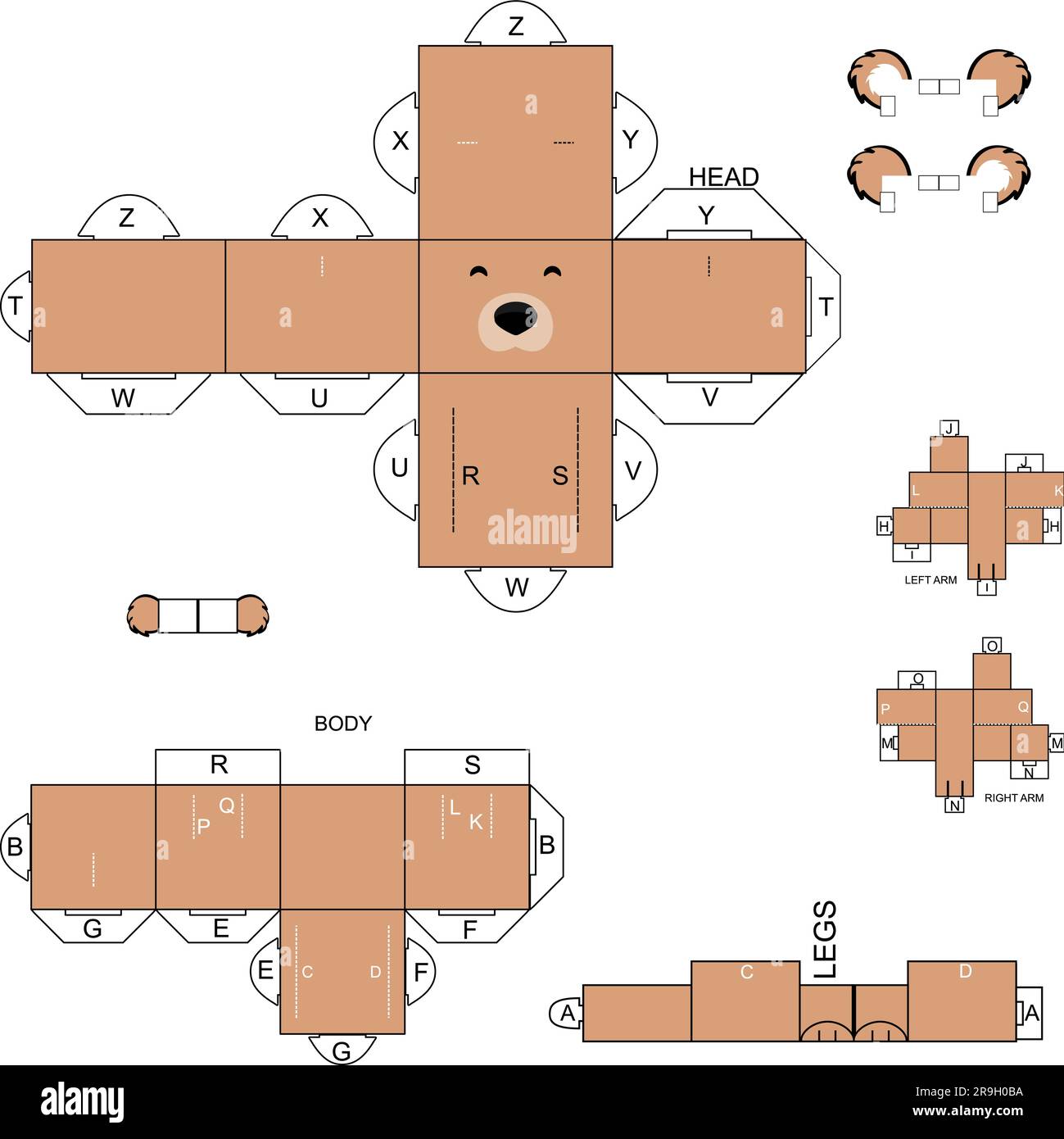 Character Cube Template