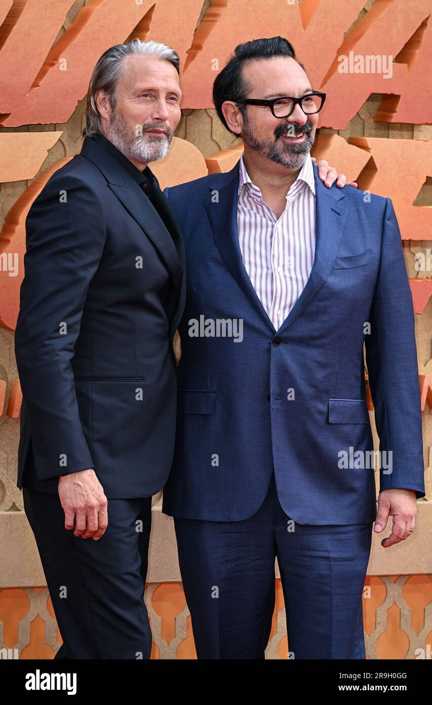 London, UK. 26th June, 2023. Mads Mikkelson and James Mangold at the ...