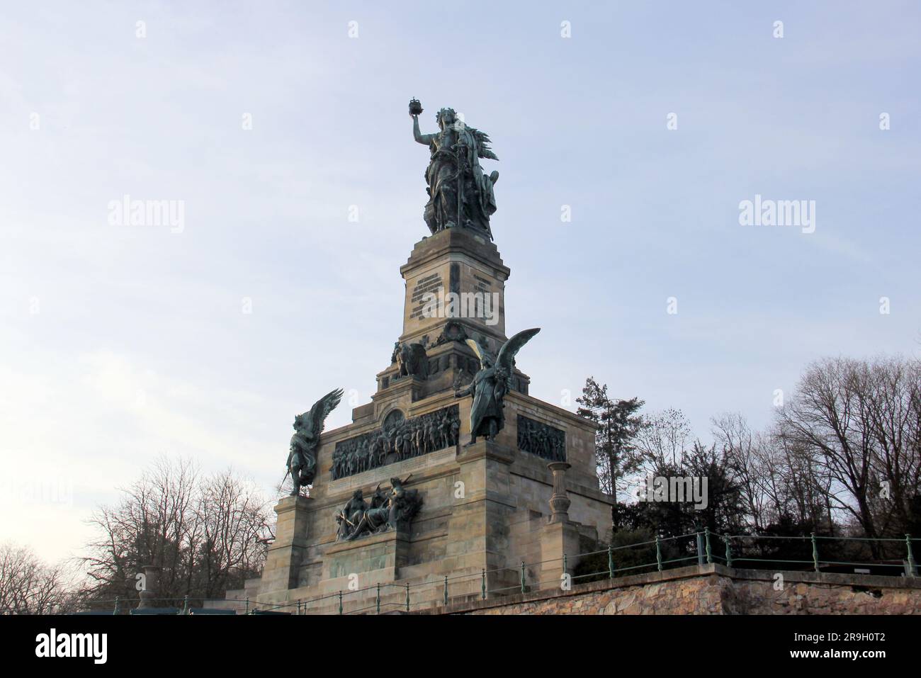 Niederwald monument, built between 1871 and 1883 to commemorate the ...