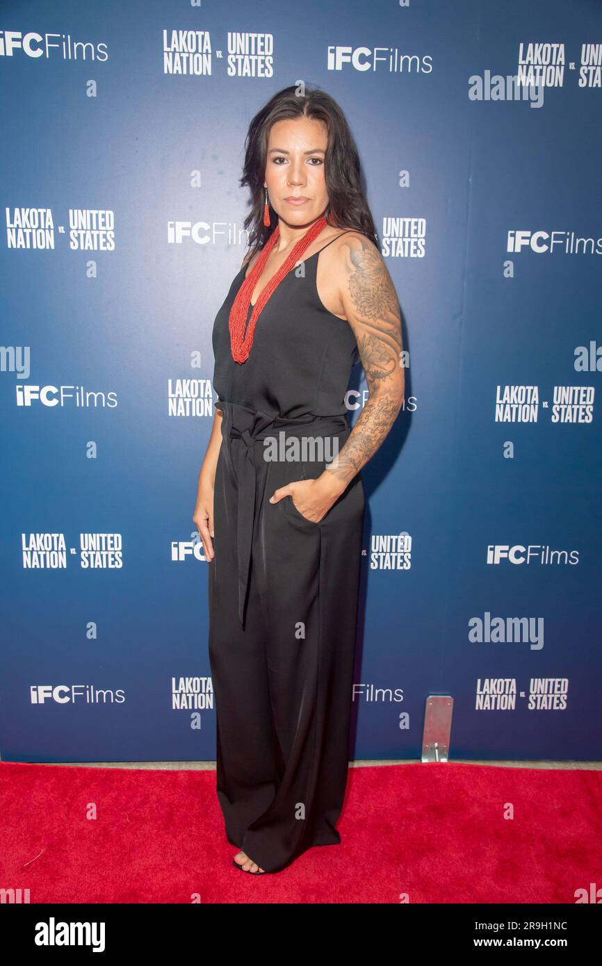 NEW YORK, NEW YORK - JUNE 26: Amber Morning Star Byars attends the ...