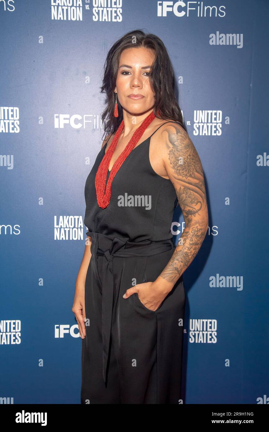 NEW YORK, NEW YORK - JUNE 26: Amber Morning Star Byars attends the ...