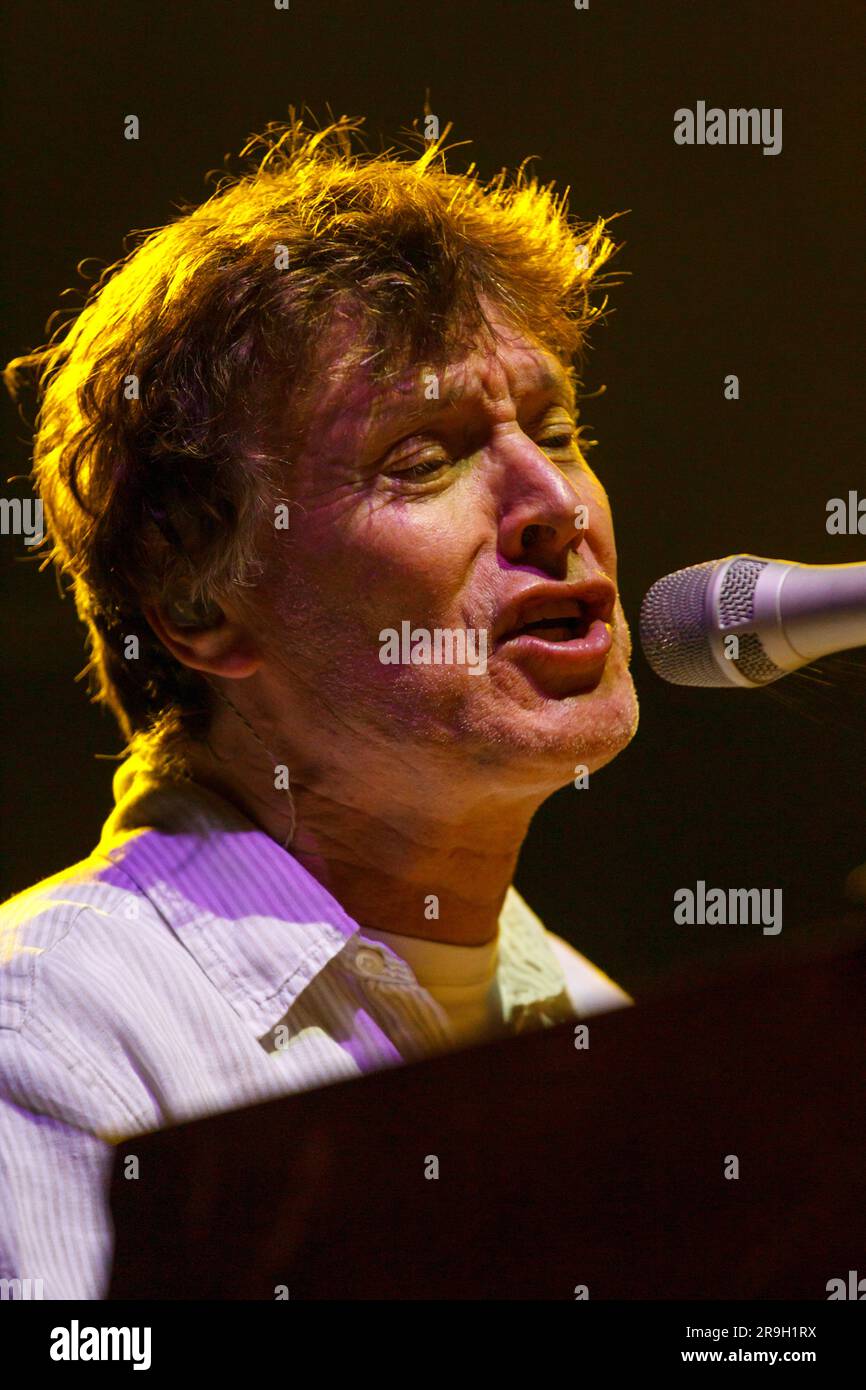 Legendary British vocalist Steve Winwood performs live in concert ...