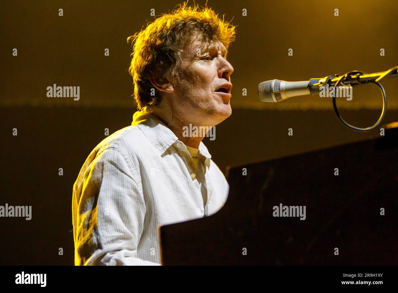 Legendary British vocalist Steve Winwood performs live in concert ...