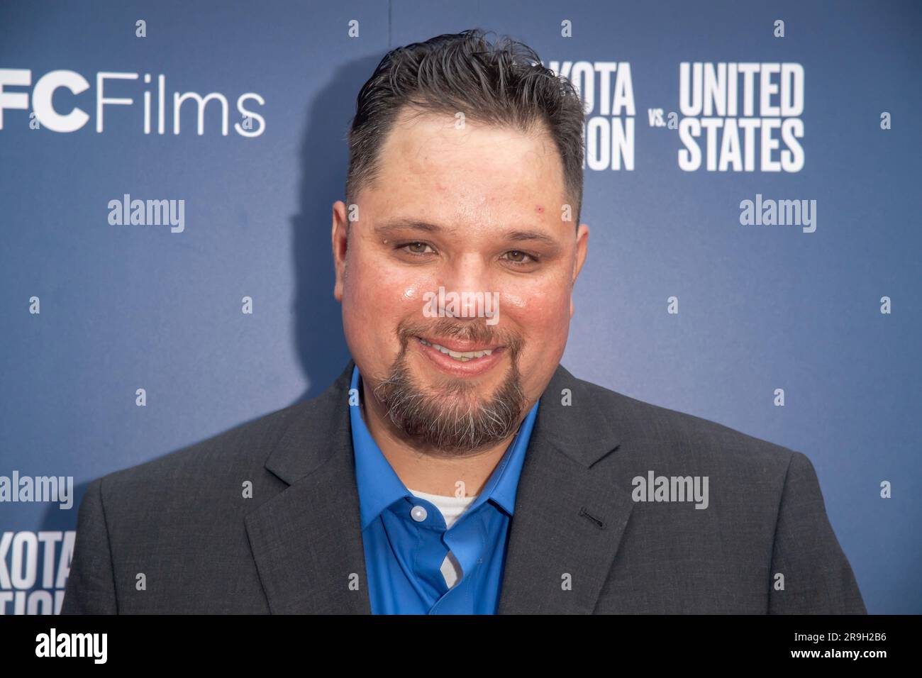 NEW YORK, NEW YORK - JUNE 26: Jesse Short Bull attends the premiere of ...