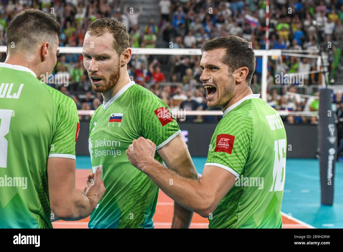 Gregor Ropret, Tine Urnaut (Slovenia). Volleyball World Championship ...