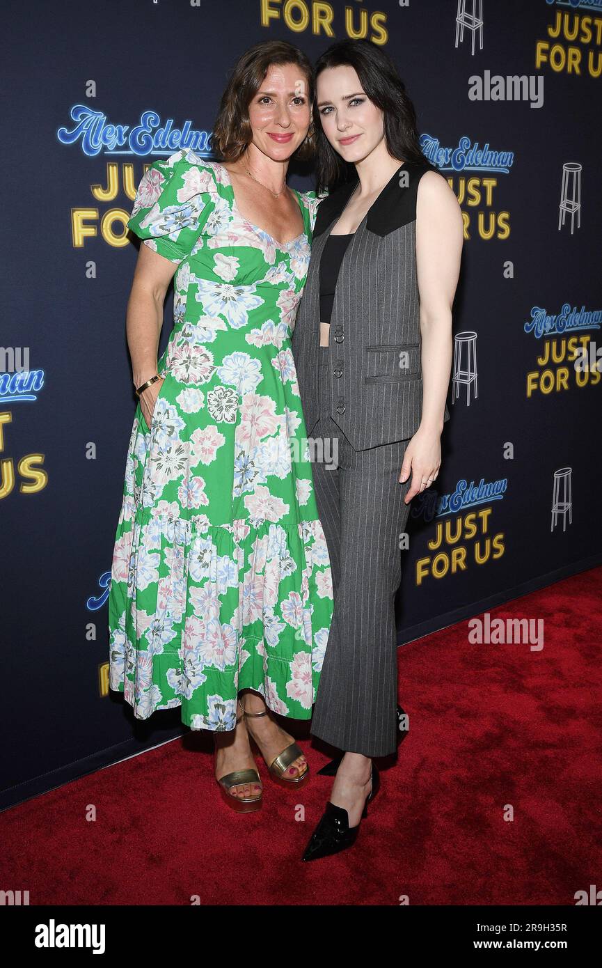 New York, USA. 26th June, 2023. Miriam Silverman and Rachel Brosnahan ...