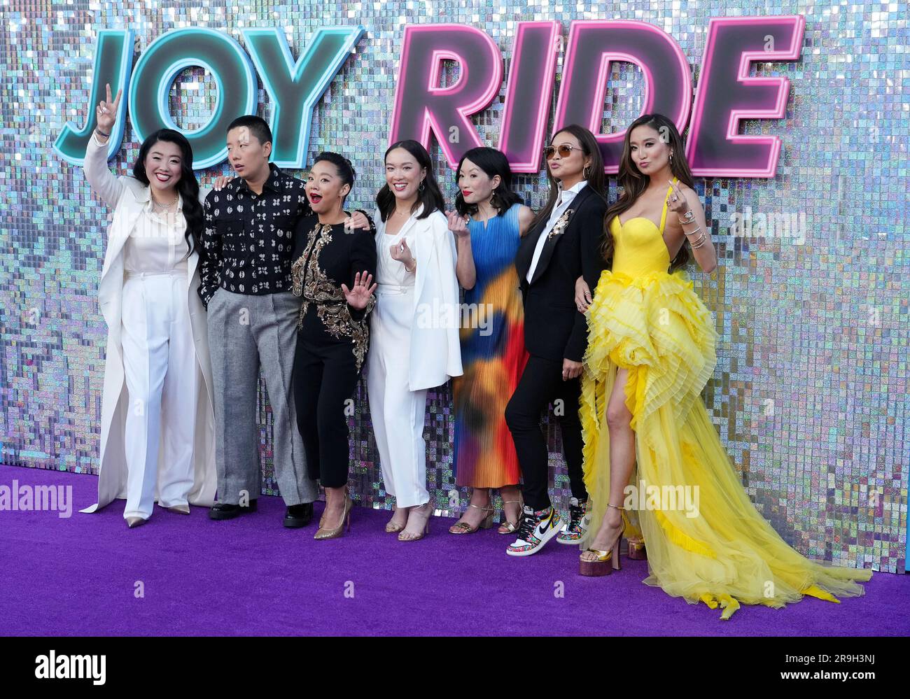 Los Angeles, USA. 26th June, 2023. (L-R) JOY RIDE Cast & Crew - Sherry ...