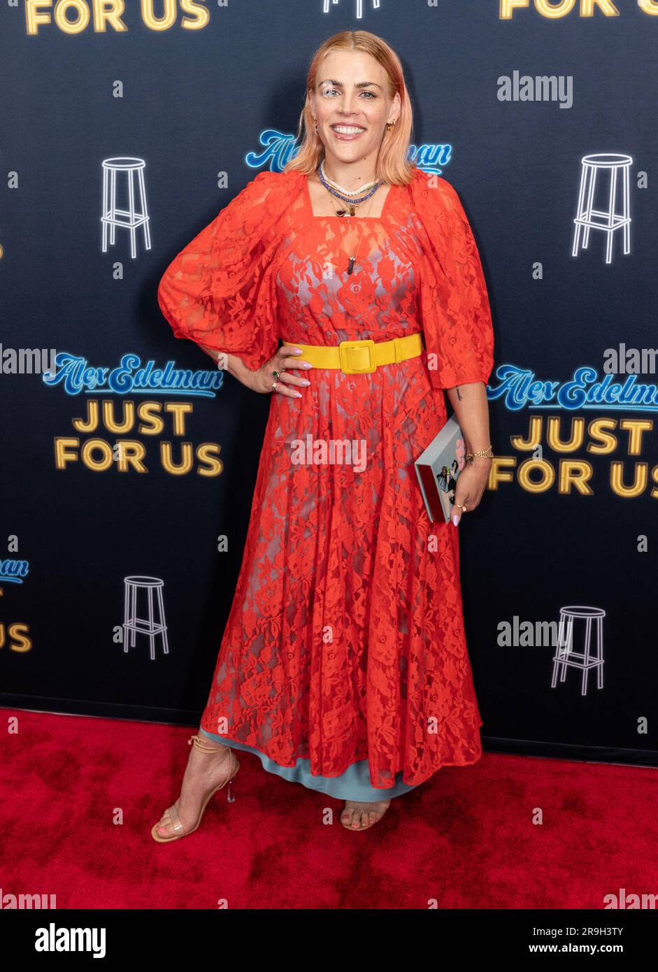 Busy Philipps attends "Just For Us" Broadway Opening Night at Hudson ...