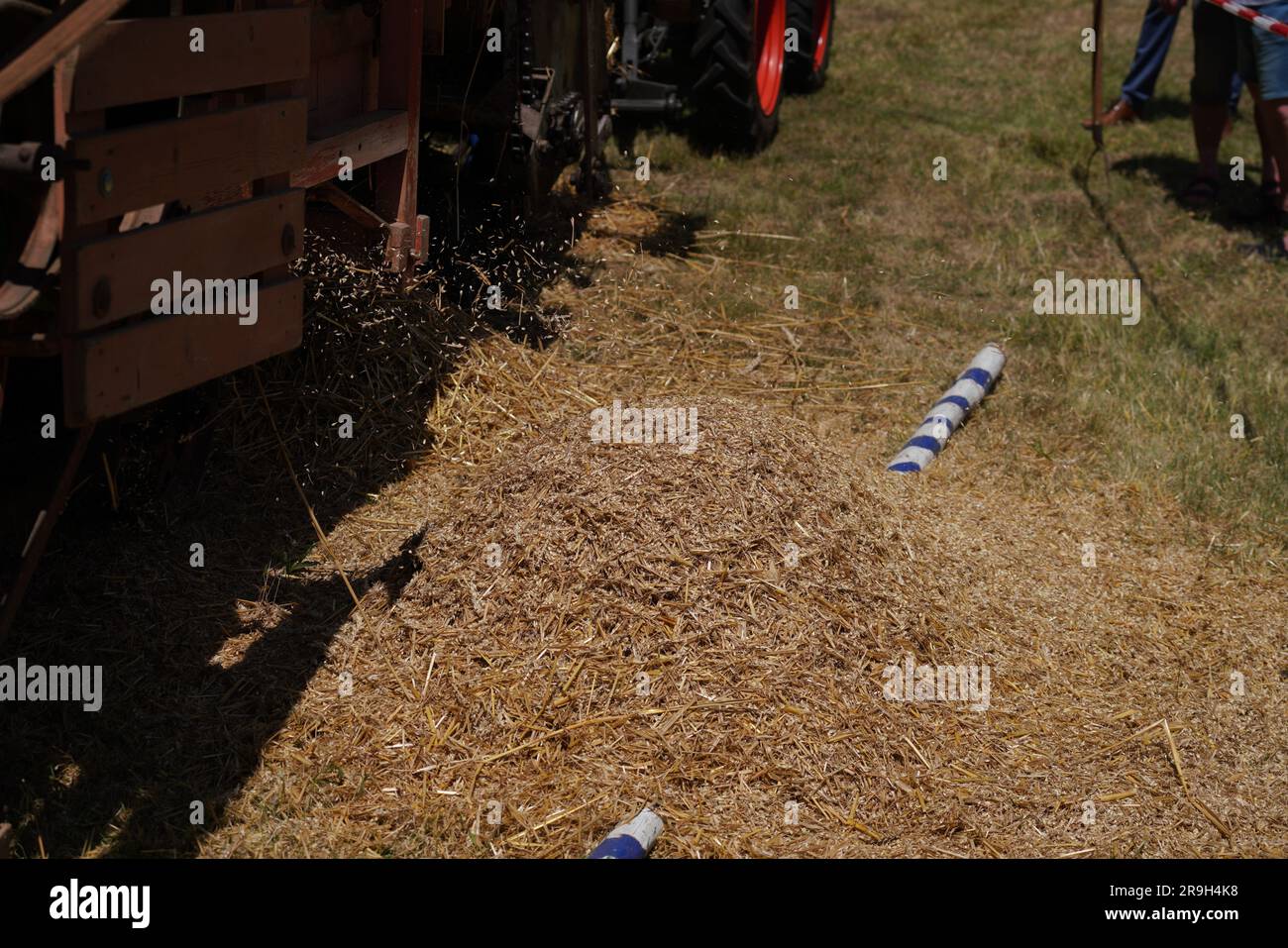 Old winnowing machine hi-res stock photography and images - Alamy