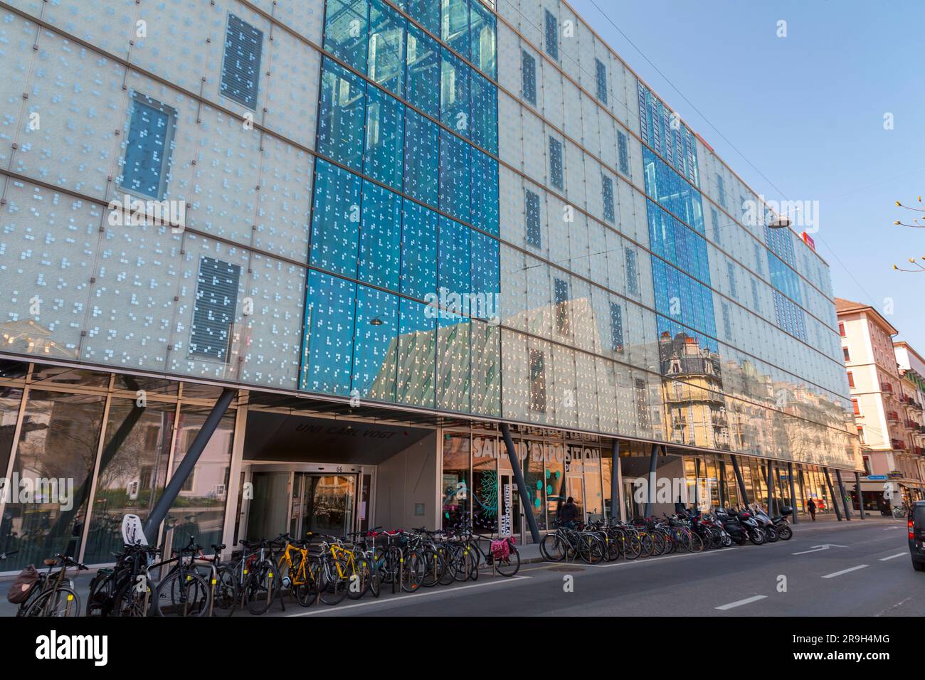 Geneva, Switzerland - MAR 25, 2022: Exterior of RTS, Swiss Radio ...