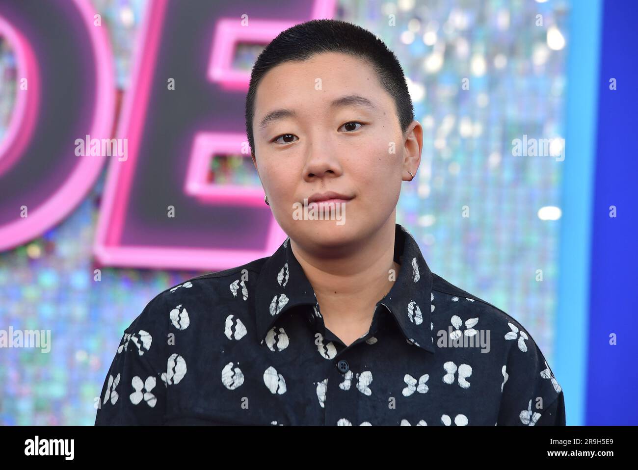 Sabrina Wu arrives at the Los Angeles premiere of "Joy Ride," Monday ...